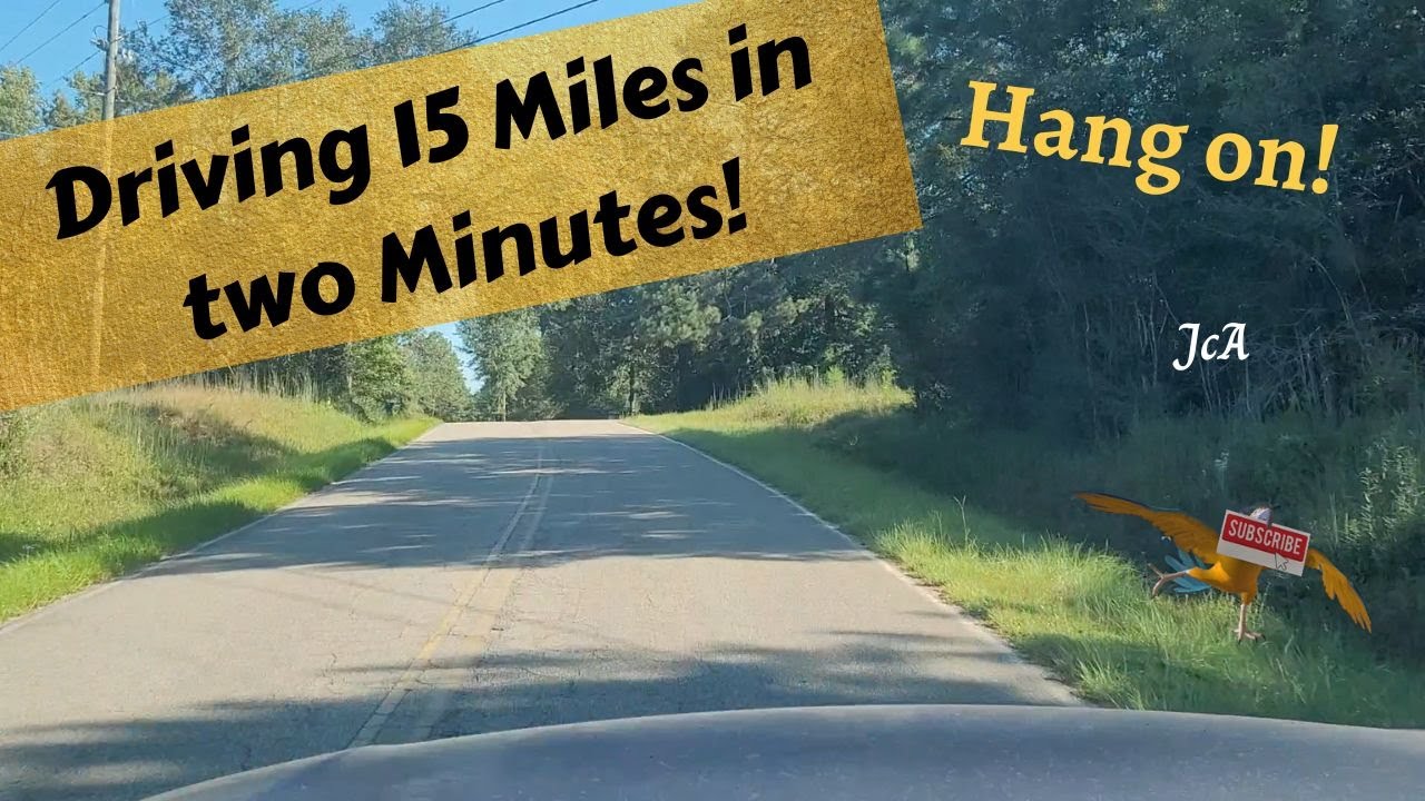 Driving 15 miles in 2 minutes! - YouTube