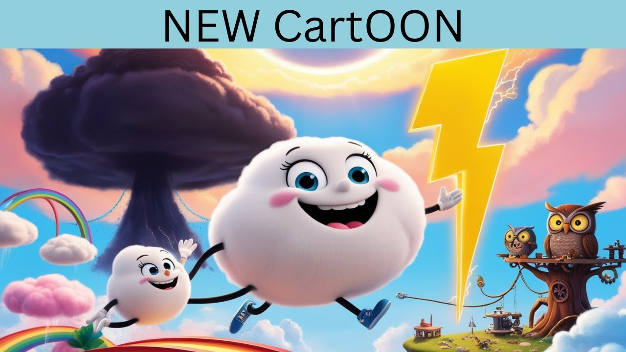 New Cartoon Fluff and Bolt's Sky Adventure video #kidsvideo #carvideo ...