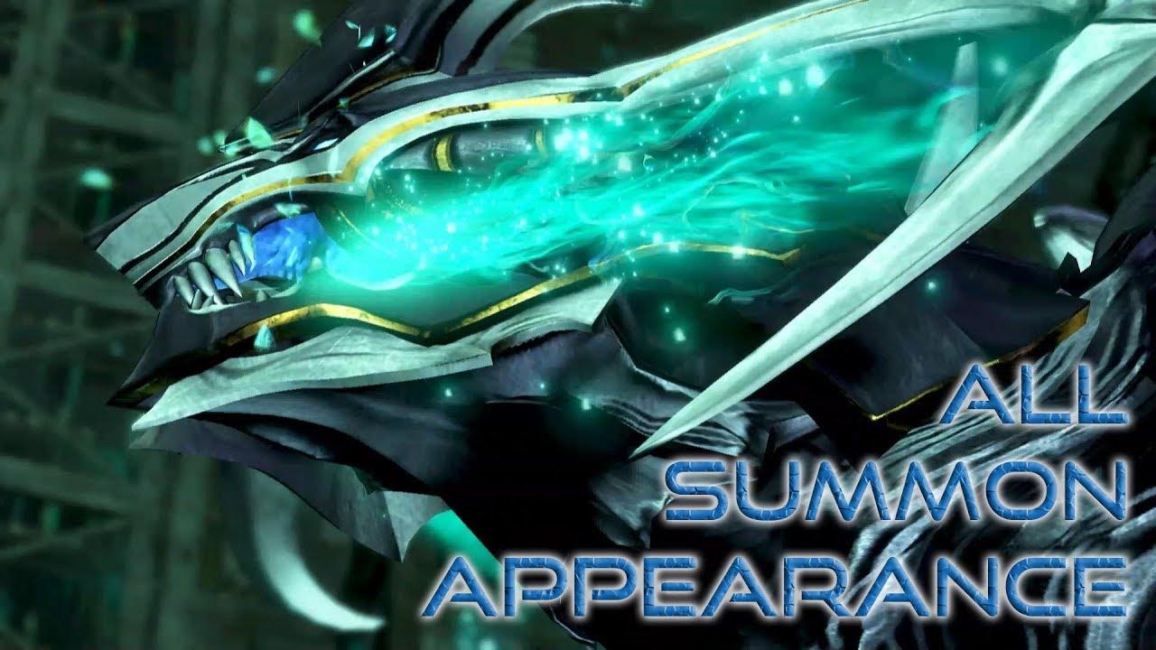 Dissidia Final Fantasy NT - All Summons Appearance (Japanese Audio ...