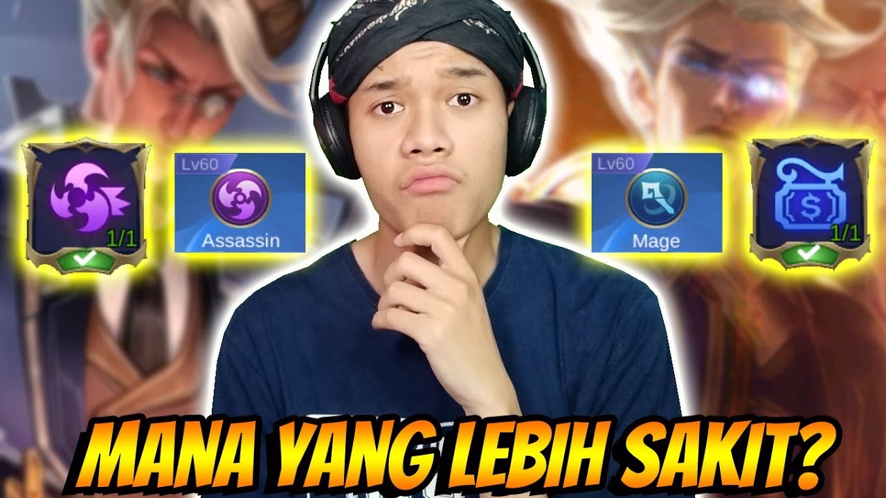Natan Emblem Assassin Atau Emblem Mage ? Mana Yang Paling Sakit ...