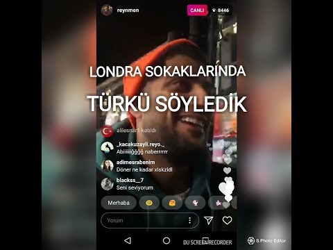 REYNMEN CANLİ YAYİNDA LONDRA SOKAKLARINDA TÜRKÜ SÖYLÜYOR