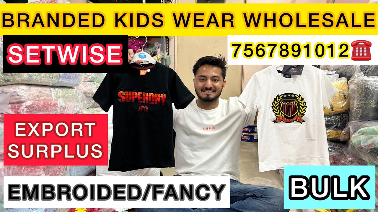 Fancy Kids Wear | Cheapest Kids Export surplus garments | Kids wear ...