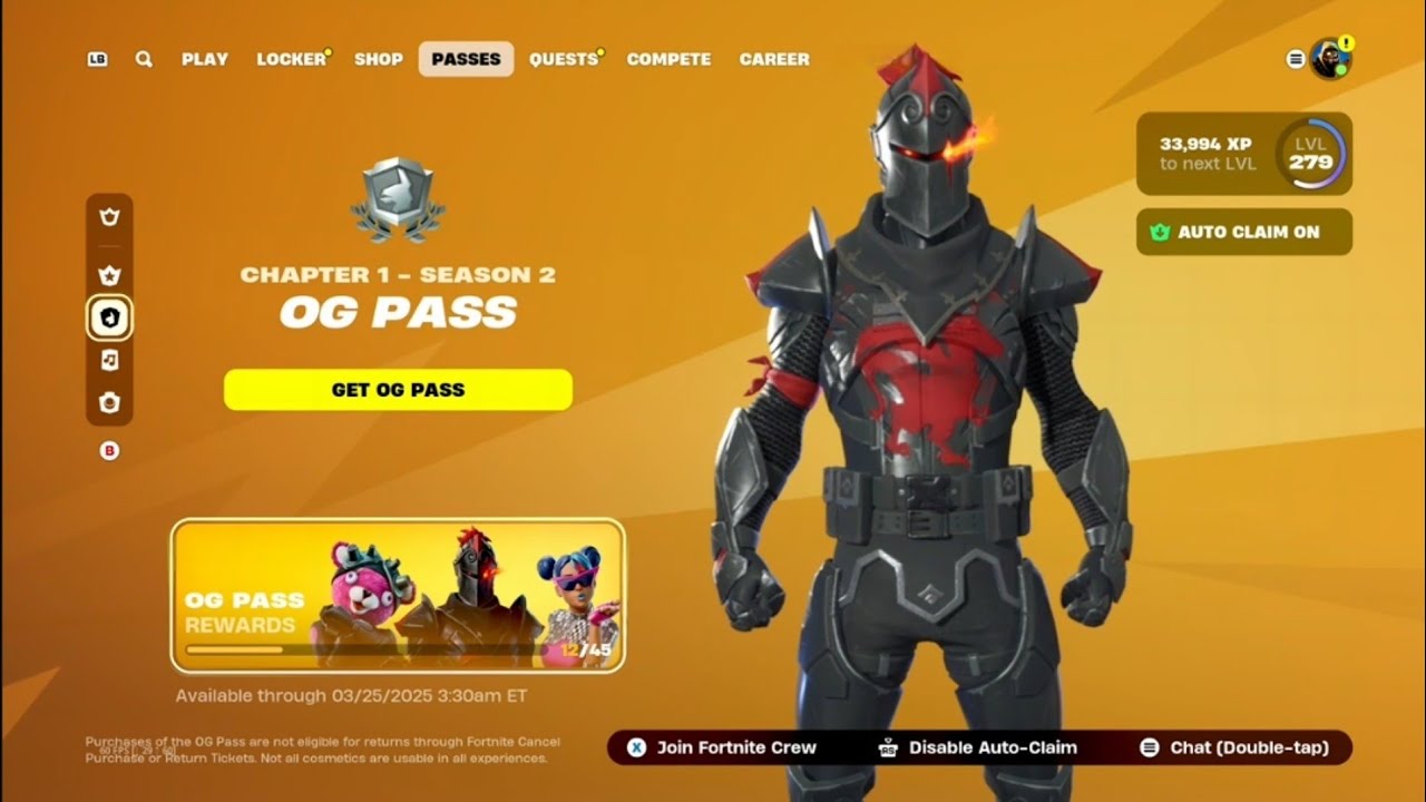 OG Pass Chapter 1 - Season 2 - YouTube