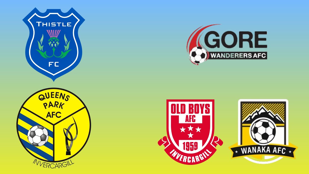 Thistle FC - Gore Wanderers AFC, Queens Park AFC - Old Boys AFC & Queens Park AFC - Wanaka AFC ...