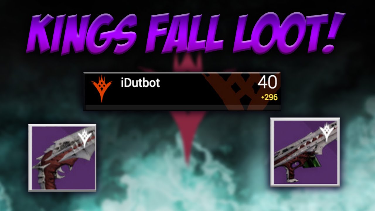 Destiny - All Kings Fall Raid Loot! - YouTube
