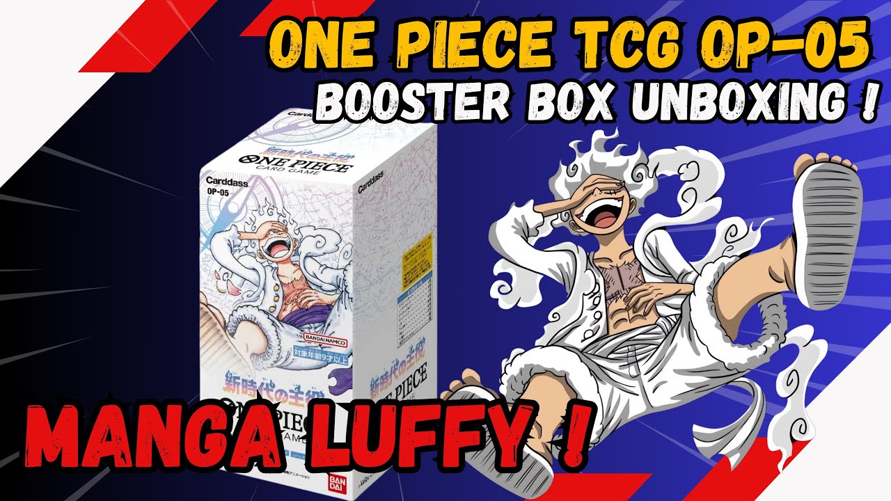 One Piece TCG : OP-05 Unboxing | One Piece TCG Malaysia - YouTube