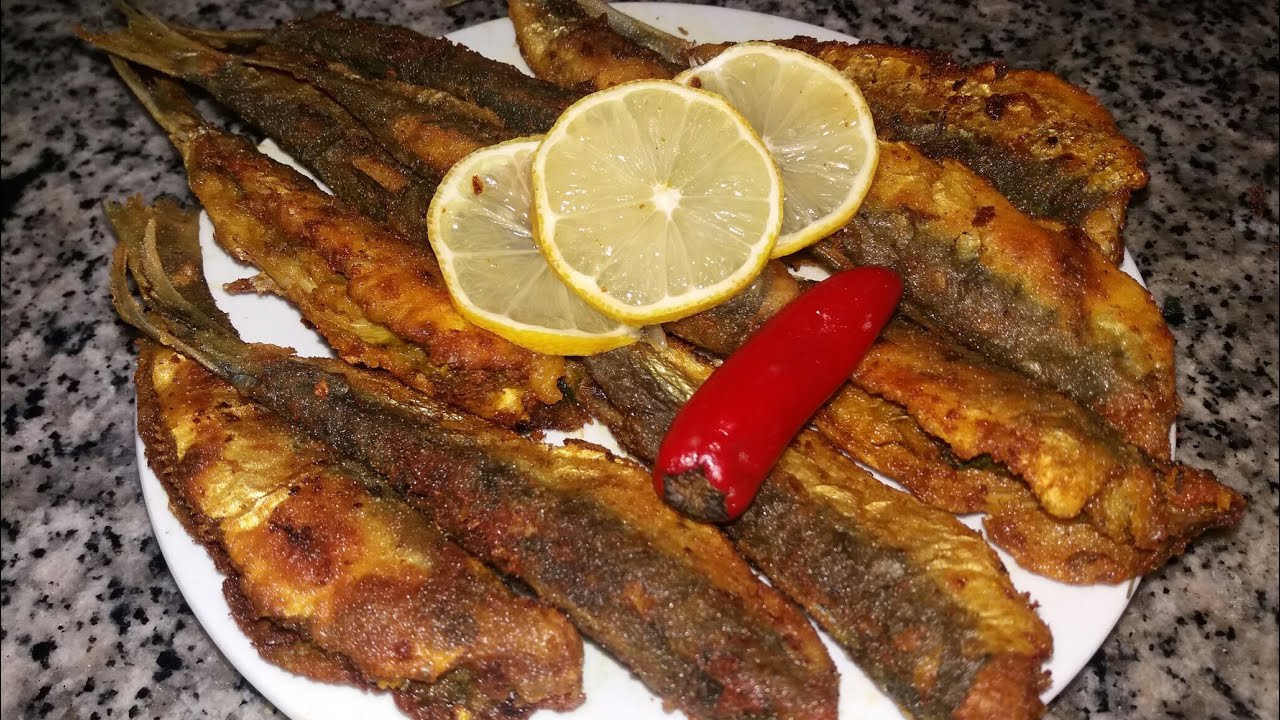 طريقتي سهلة و مبسطة في تحضير سردين مشرمل و مقليRecette de poisson frit ...