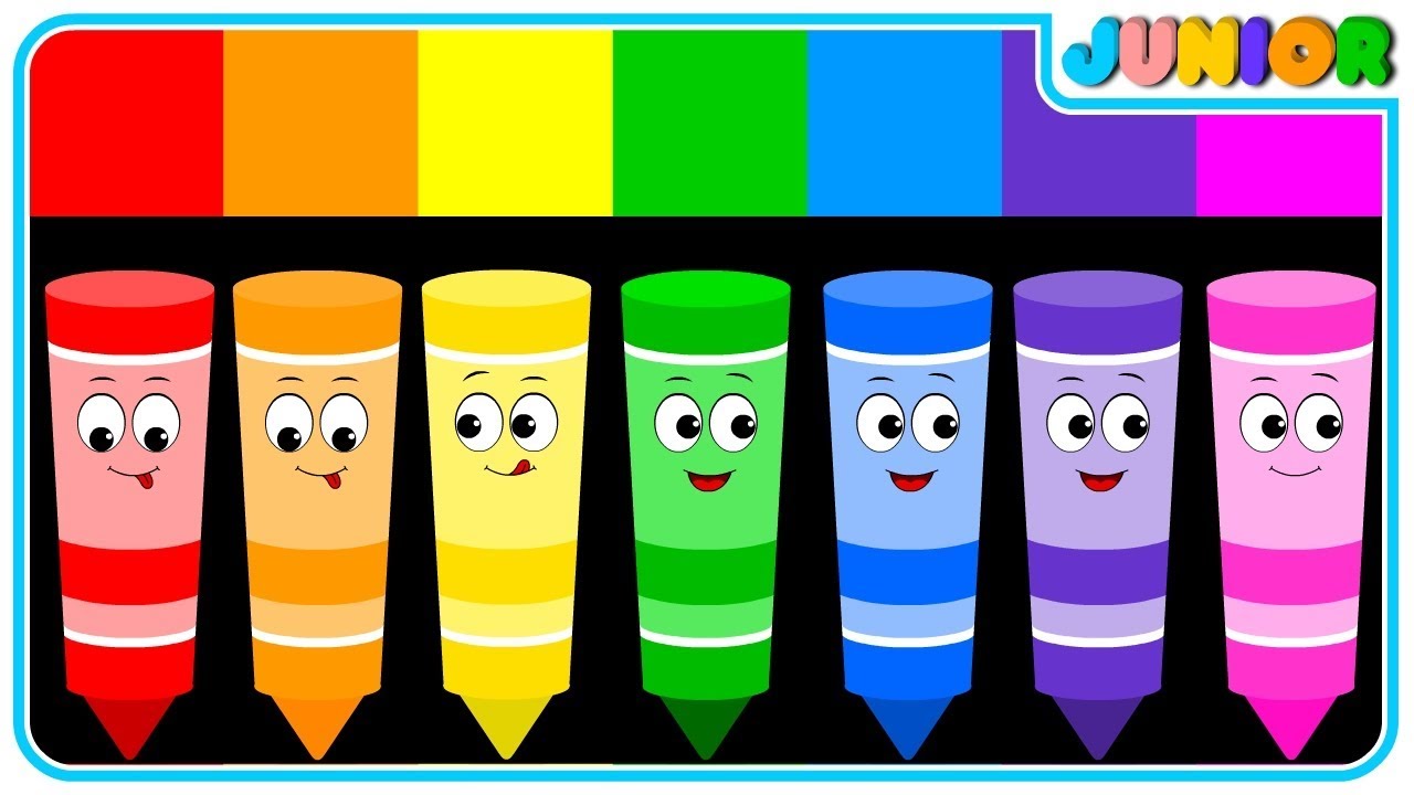 Learn Colors With Crayon Colors | Fun With Colors For Children By ...
