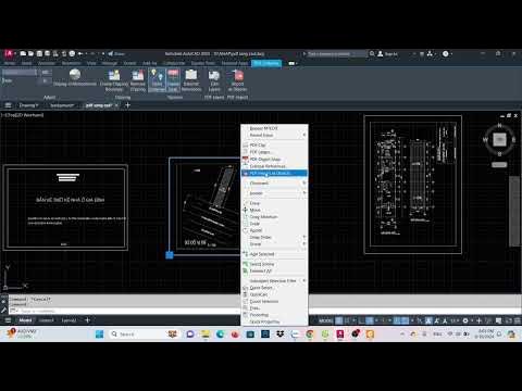 Hướng dẫn chuyển file PDF, JPG, TIF sang file AutoCAD DWG chất lượng tốt - YouTube