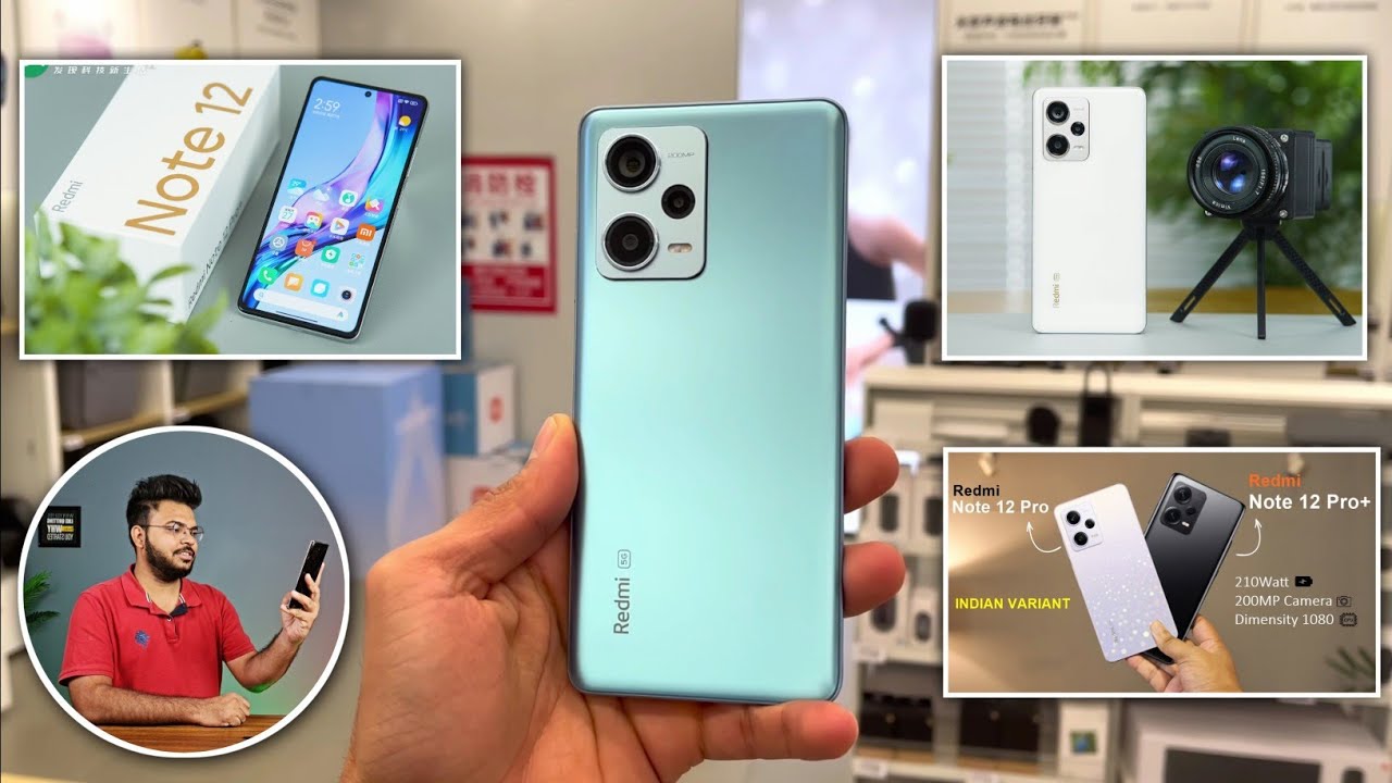 Redmi Note 12 Series - First Look🔥 | Redmi Note 12 Pro Unboxing - Redmi ...