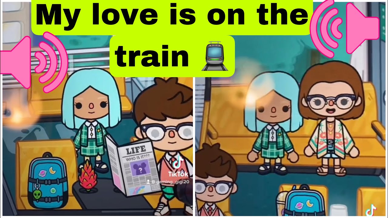My love is on the train 🚊( with voice ) toca life world 🔊🔊🔊 - YouTube
