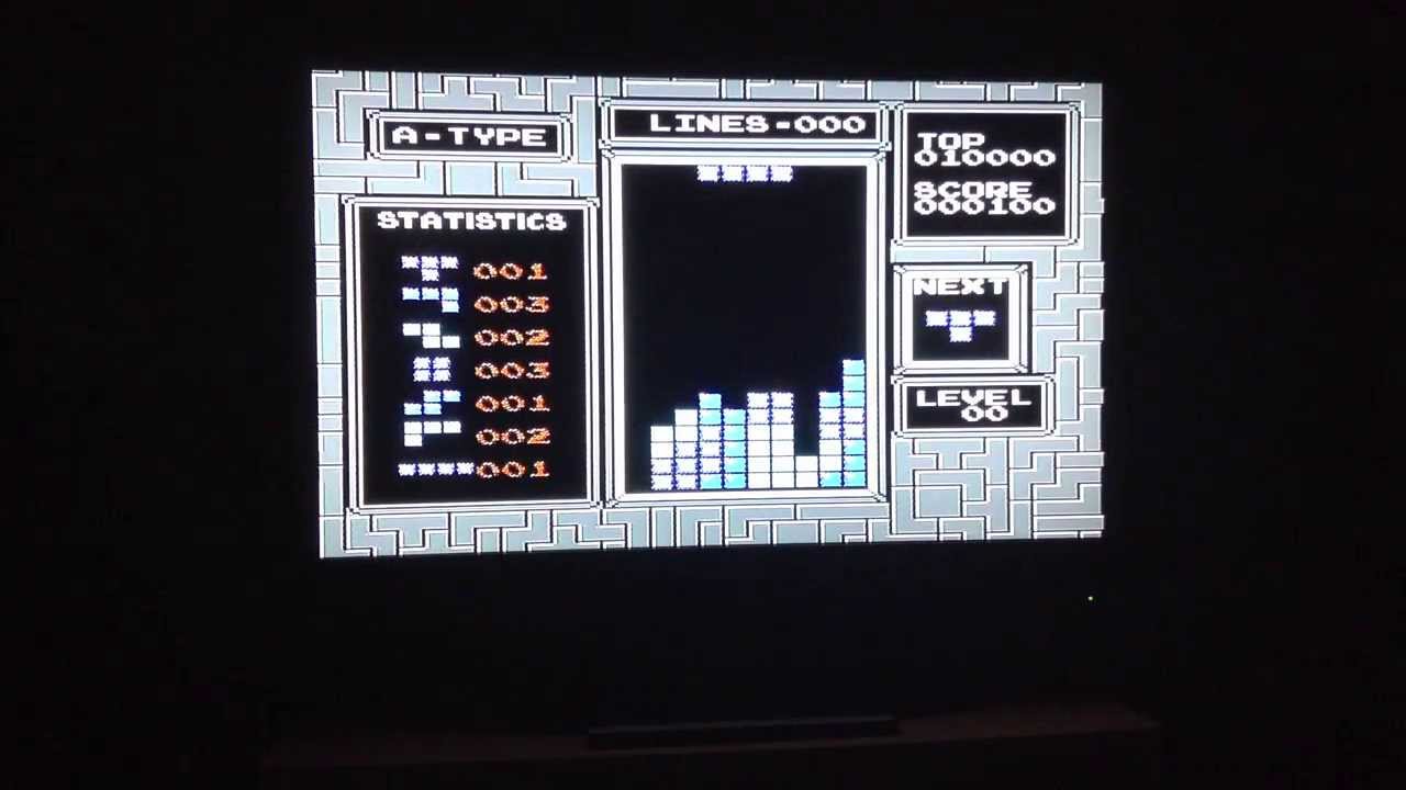 My high score in Tetris. - YouTube