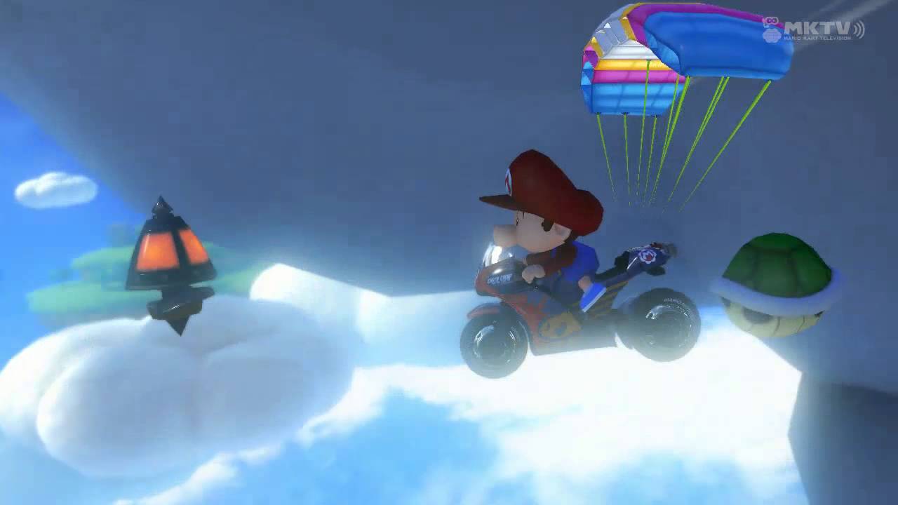 Wii U - Mario Kart 8 - Cloudtop Cruise - YouTube