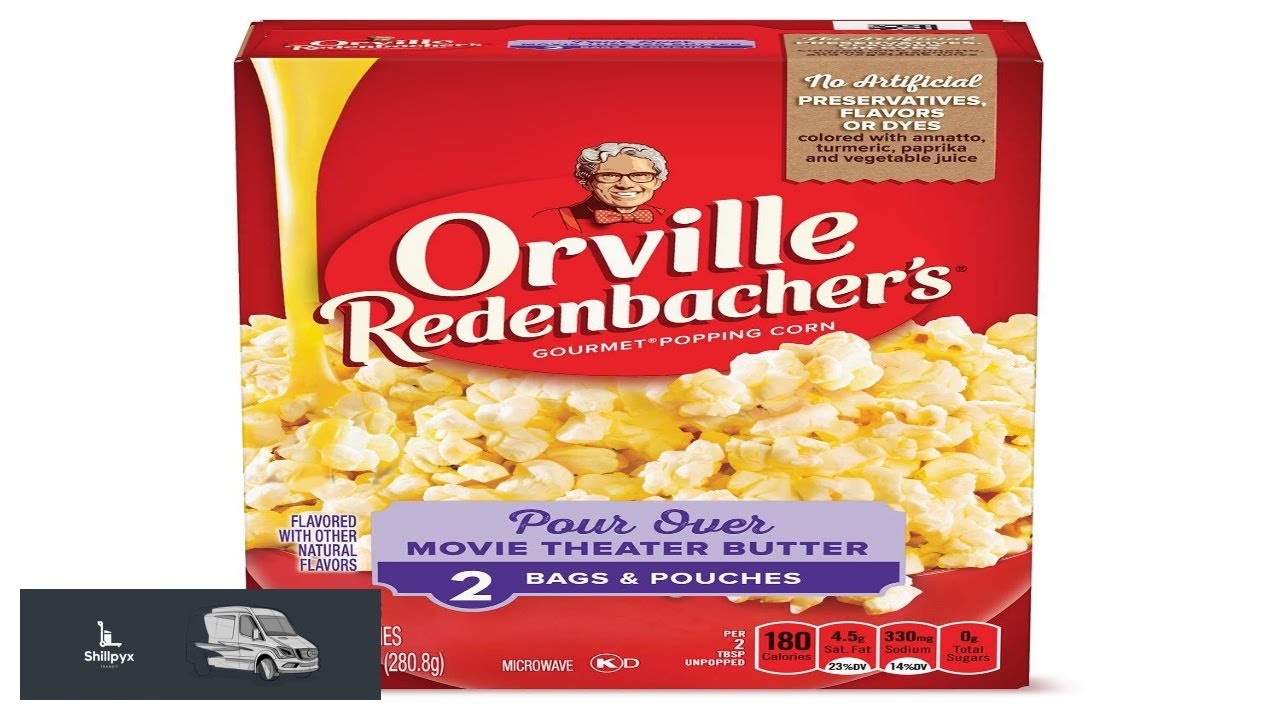 Orville Redenbachers Microwave Popcorn Pour Over Movie Theater Butter ...