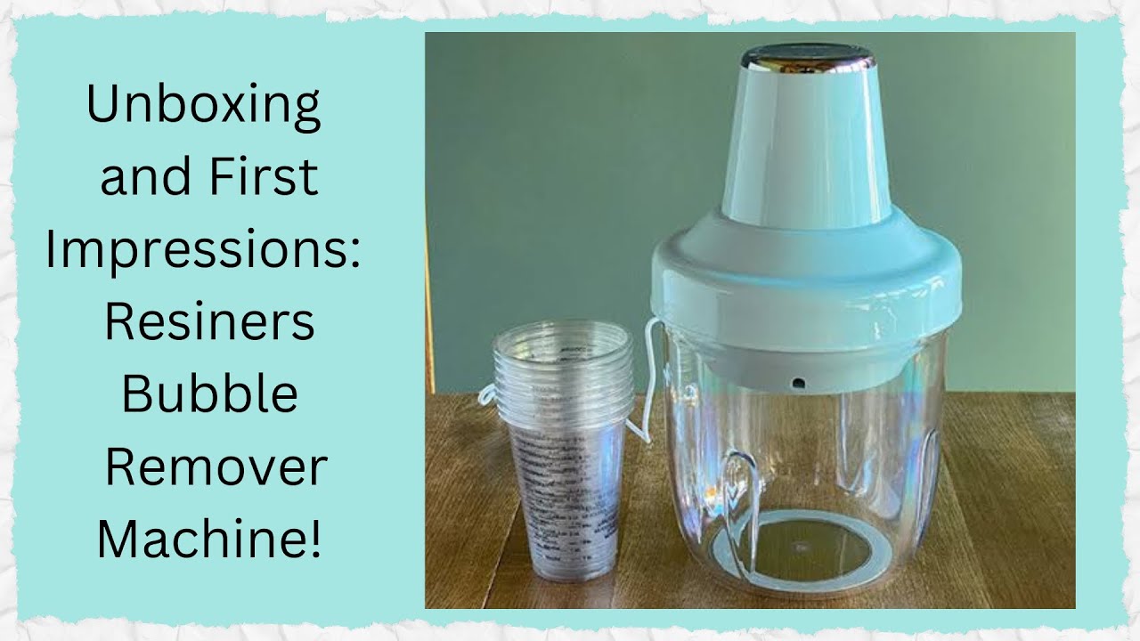 Unboxing and First Impressions: Resiners Bubble Remover Machine! - YouTube