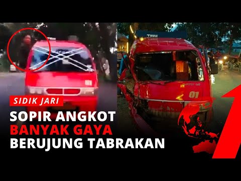 Kena Batunya, Sopir Angkot Ugal - Ugalan Terpelanting Saat Tabrakan | tvOne