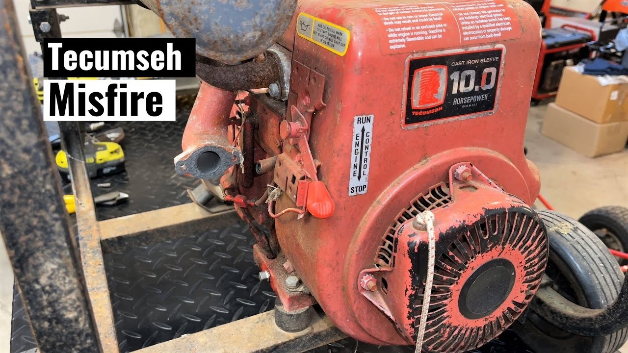 Tecumseh Trouble - Engine Misfire and Melted Tank - YouTube