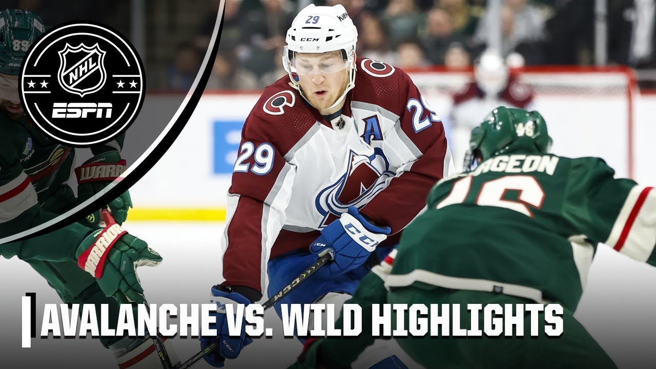 Colorado Avalanche vs. Minnesota Wild | Full Game Highlights - YouTube