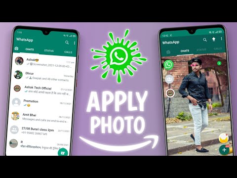 How To Apply Wallpaper in Whatsapp Home Screen??