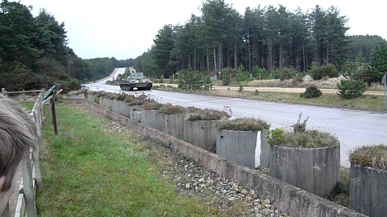 Training Tank at Bovington England - YouTube
