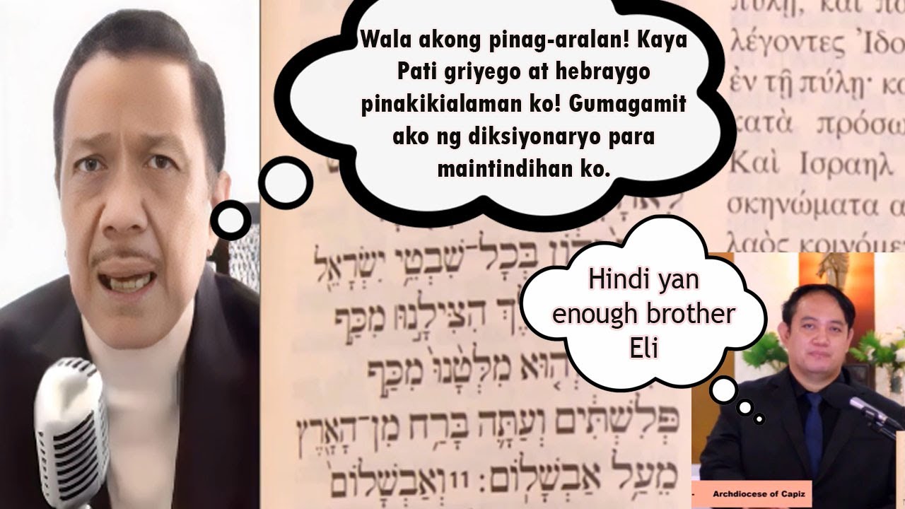 Eli Soriano isa palang pakialamero sa bagay na hindi nauunawaan? - YouTube