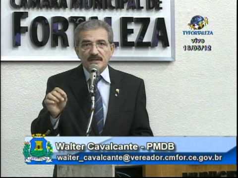 Pronunciamento Ver. Walter Cavalcante - 16/05/12 - YouTube