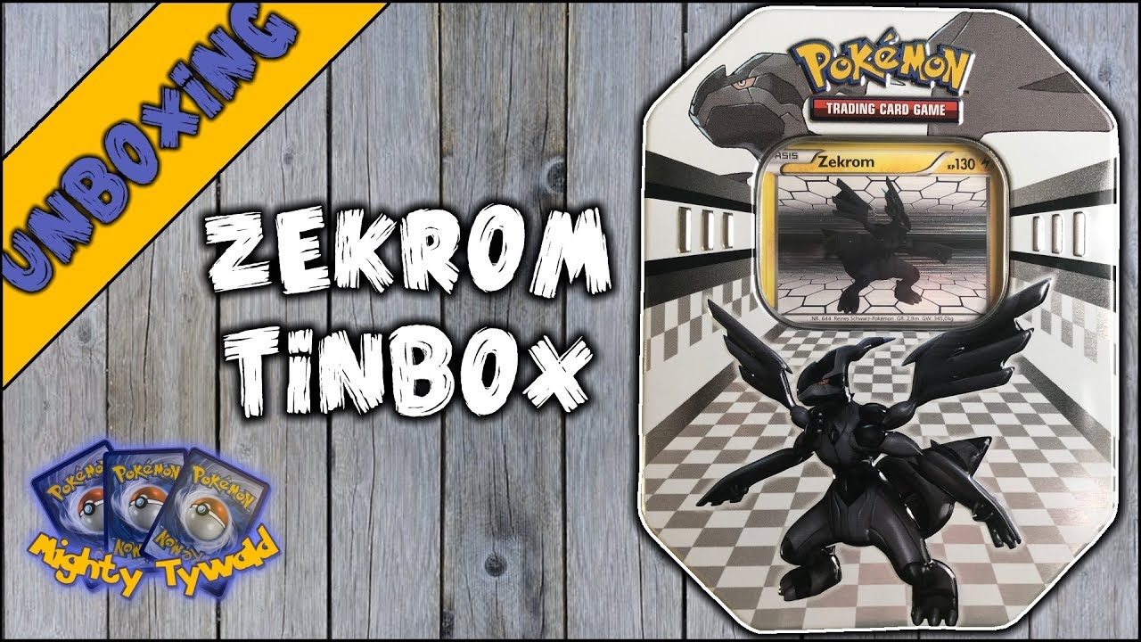 🔥 Alt und RARE! 🐲 Zekrom Tin Box 🔥 VintageThursday #19 (PokemonTCG ...