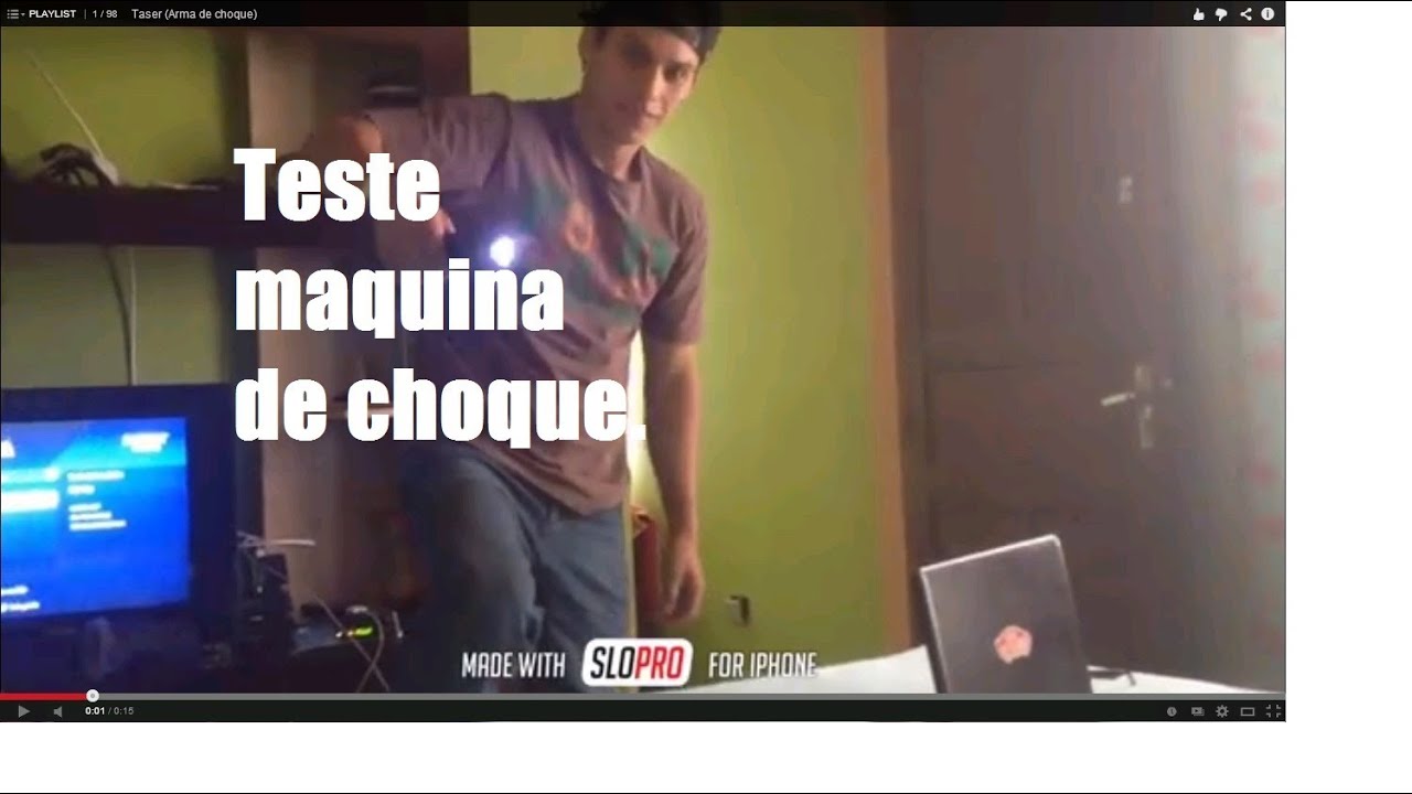 Testando Taser (Arma de choque) - YouTube