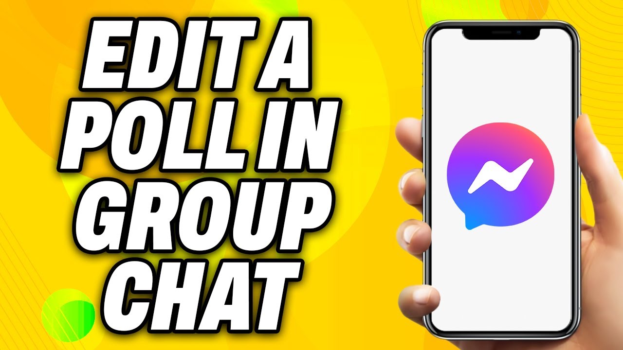 How To Edit a Poll in Messenger Group Chat (2025) - Quick Fix - YouTube