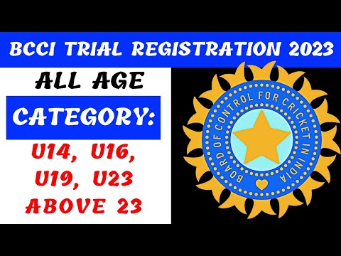 Bcci trial registration 2023 | Bcci cricket trials 2023 registration ...