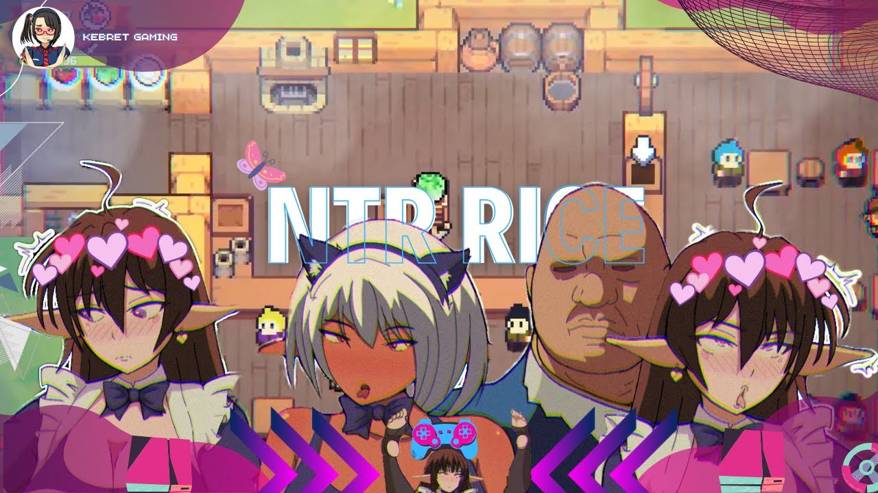 WORKING IN A RESTAURANT WITH TWO BEAUTIFUL ELF GIRLS, NTR Rice (PC Game Play) - YouTube