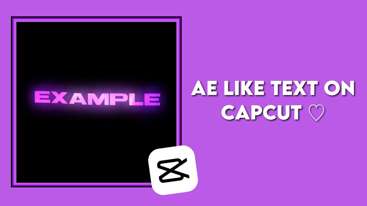 How to make AE like text on CapCut - Tutorial - YouTube