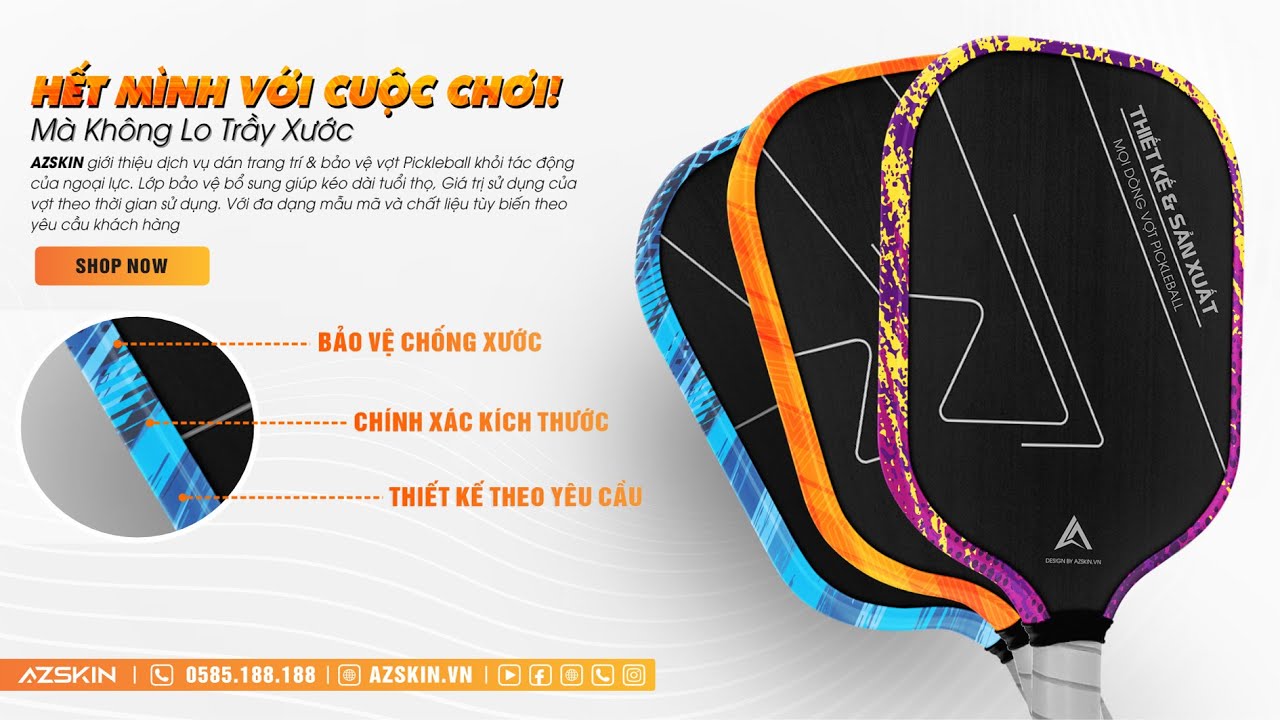Dán Viền Vợt Pickleball Chống Trầy Xước Tại Azskin | Trang Trí & Bảo Vệ ...