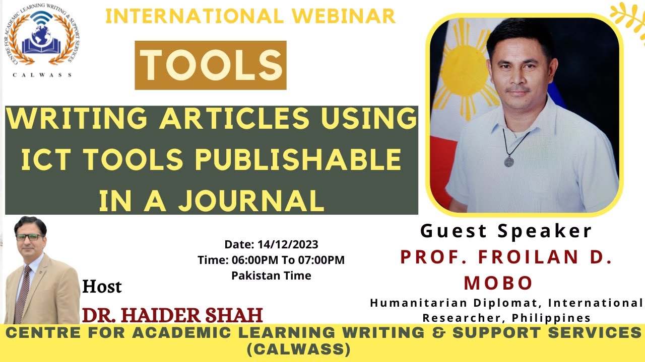 Writing Articles using ICT Tools publishable in a Journal! - YouTube