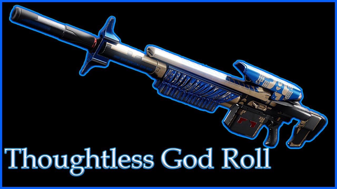 Destiny 2 | Thoughtless God Roll Guide (PVP & PVE) - YouTube