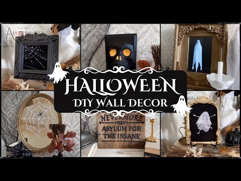 DIY Halloween Decor 2025- Wall Decorations!