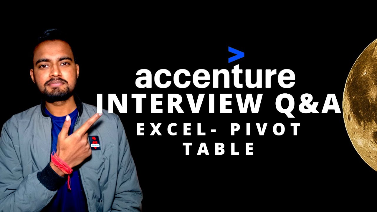 Accenture Interview Q&A - Excel (Pivot Table) | Accenture Excel ...