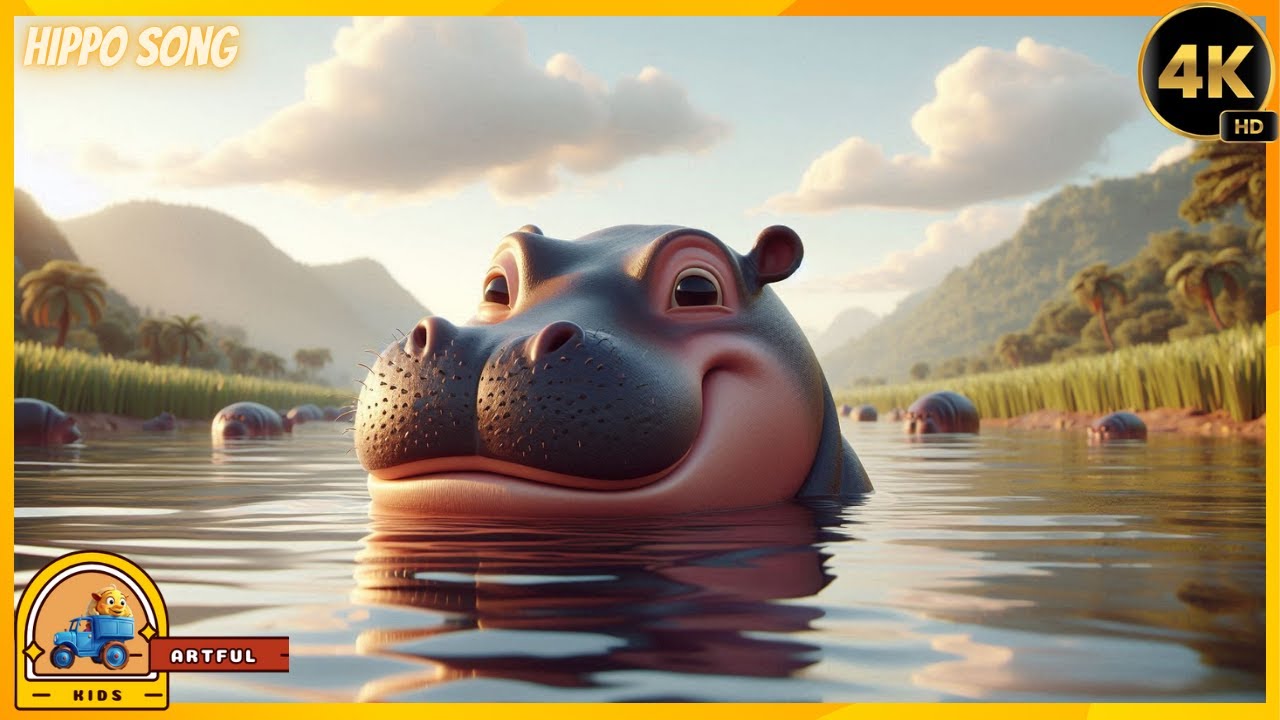 Hippo Song For Kids | Artful Animations - YouTube