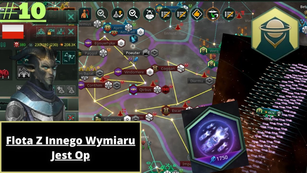 Zagrajmy w Stellaris 3.10 Astral Planes [PL],Odc.10 - Flota Z Innego ...