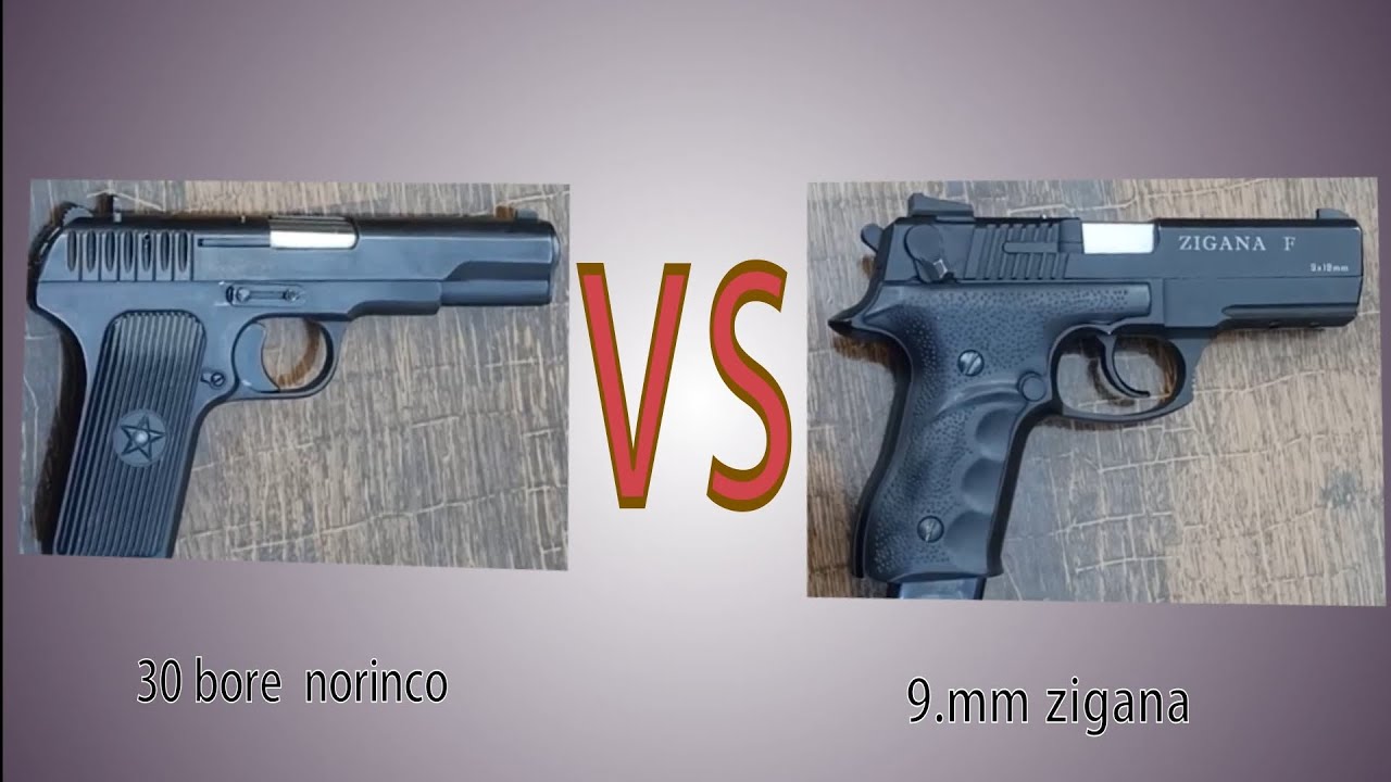 30 Bore and 9mm fire test video. - YouTube