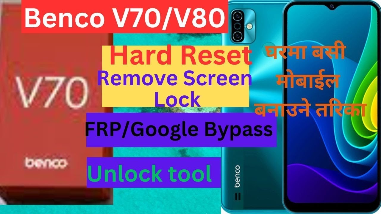 lava benco v80AE9010 Factory reset unlock tools - YouTube