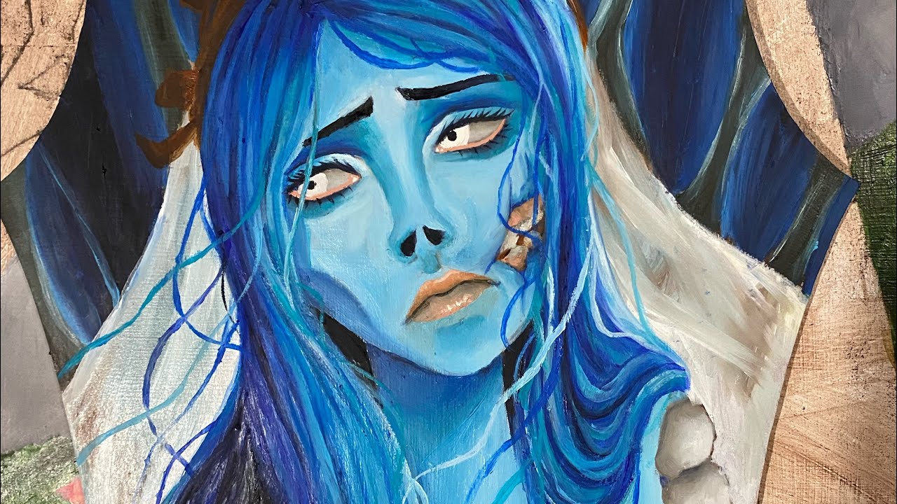 Corpse Bride - Oil Painting - YouTube