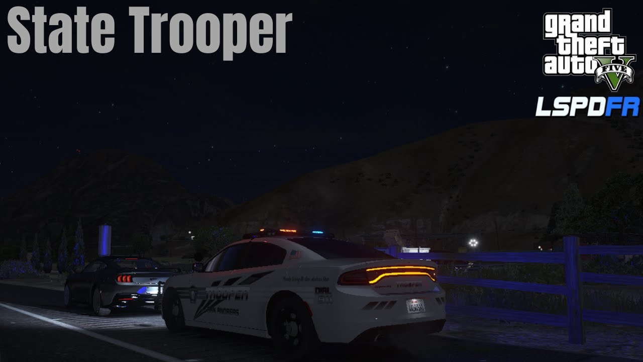 GTA 5 LSPDFR | State Trooper Patrol Gameplay | GTA 5 MODS - YouTube