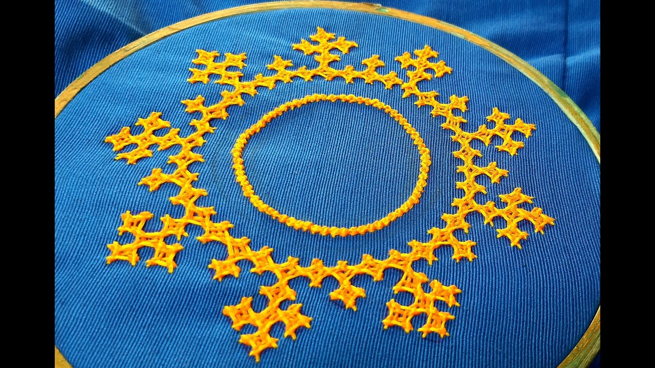 Sindhi Embroidery||Sindhi Embroidery Design For Cushion|| Kutch Work ...