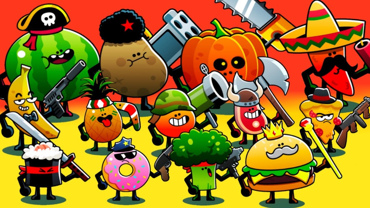 Food Gang All 14 Characters and powers Unlocked Max level 20 Gameplay ...