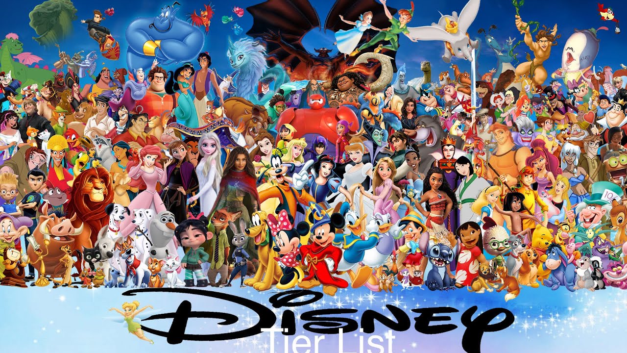 Tier Lists 1: Disney Animated Canon Films - YouTube