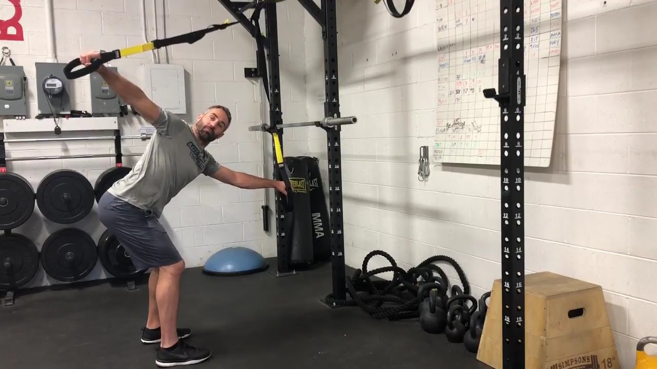 TRX Thoracic Spine Mobility - YouTube