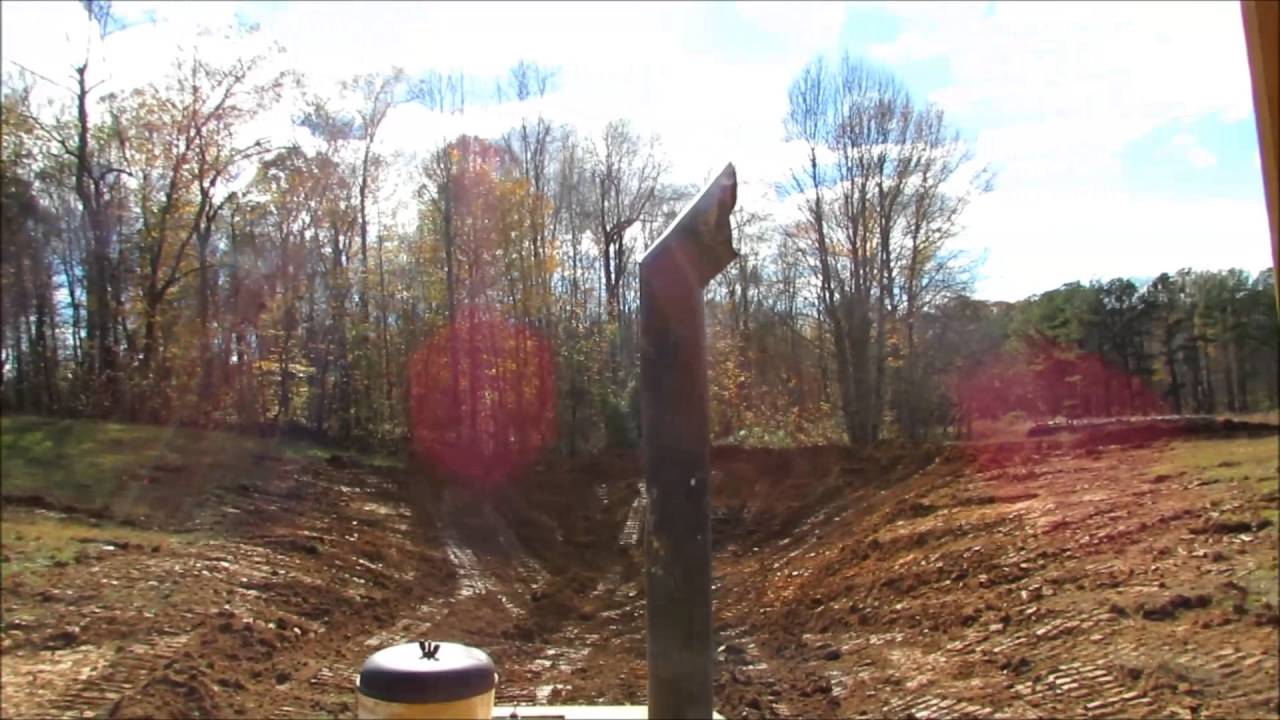 Backflood Swale with dam part 2 - YouTube