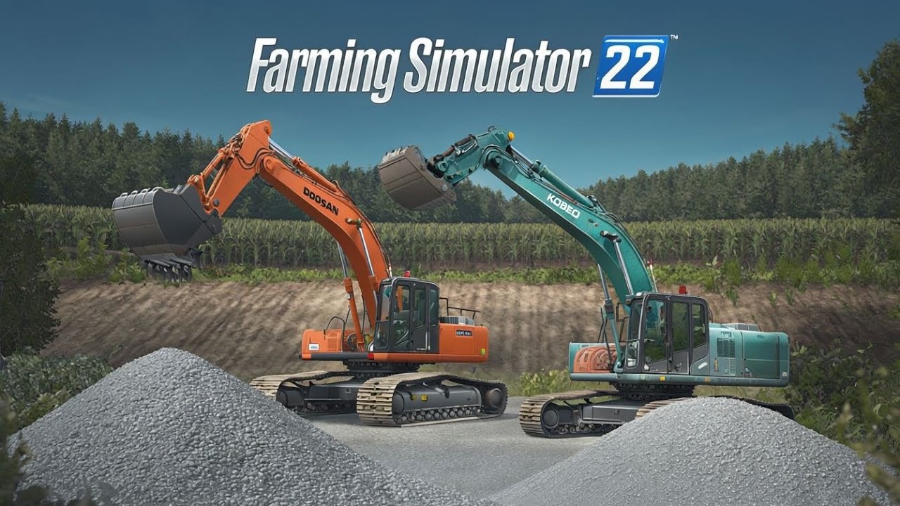 FS22: Testing FS Miner's TerraFarm & Top Excavator Mods | Farming ...