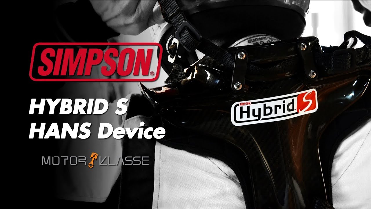 모터클라세 | Simpson - Hybrid S HANS Device - YouTube
